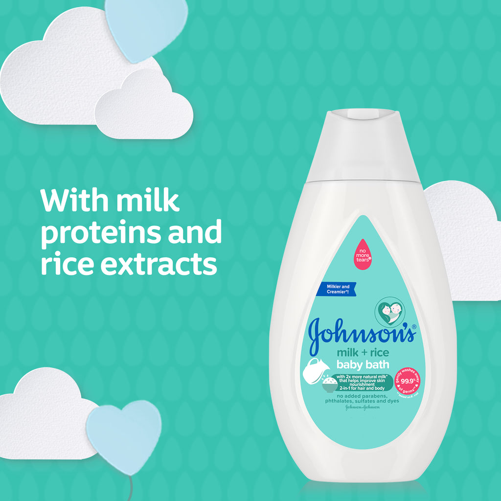 Buy 10 Take 3 - Johnson's Milk+Rice Bath 100ml – Health Care Essentials